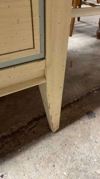 Basic Witz Hollywood Regency painted desk - Dixon's Auction at Crumpton