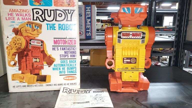 Remco Rudy the Robot toy in box - Dixon's Auction at Crumpton