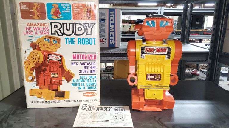 Remco Rudy the Robot toy in box - Dixon's Auction at Crumpton