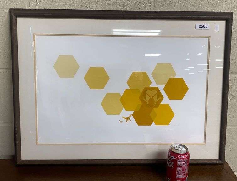 MCM Peter Parnall "Honeycomb" serigraph - Dixon's Auction at Crumpton