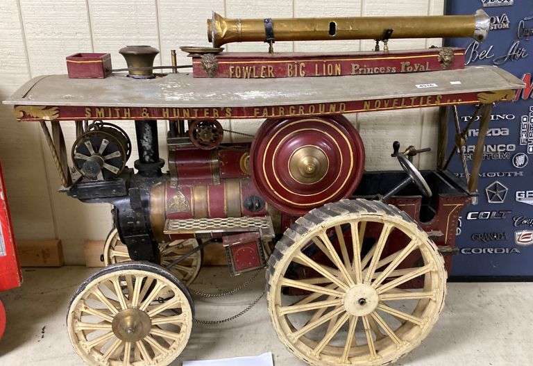Antique Smith & Hunter Fairground Novelties model of steam engine ...