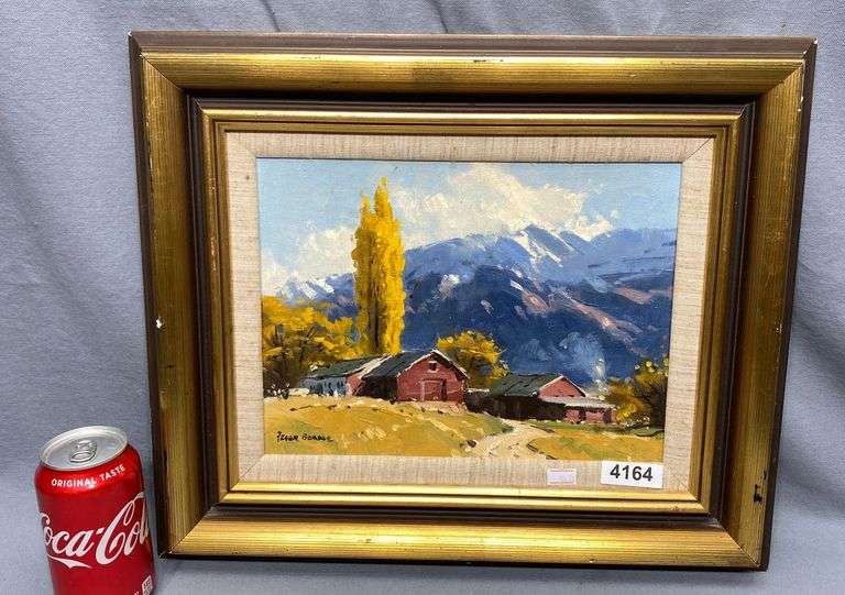 Peter Beadle oil painting - Dixon's Auction at Crumpton