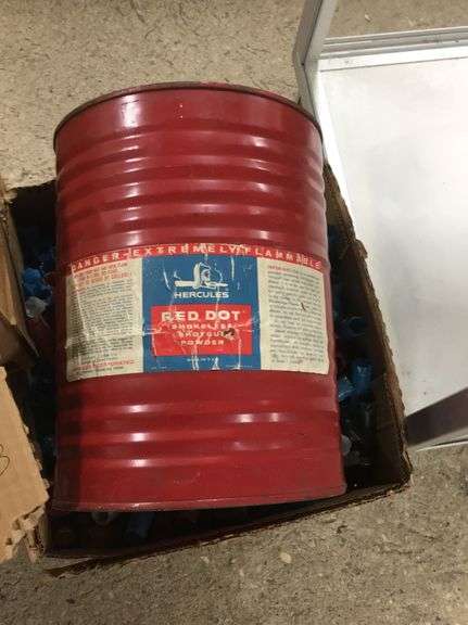 1500 +/- spent shotgun shells and empty Hercules powder can - Dixon's ...
