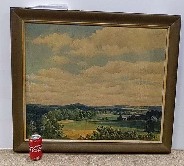 William Reginald Watkins oil painting - Dixon's Auction at Crumpton