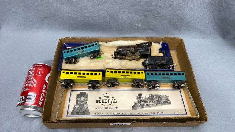Mantua The General diecast train set w/ box - Dixon's Auction at Crumpton