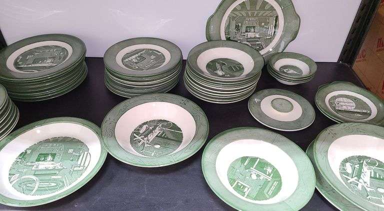 .Colonial Homestead Pattern Royal Serving Dishes - Dixon's Auction at ...