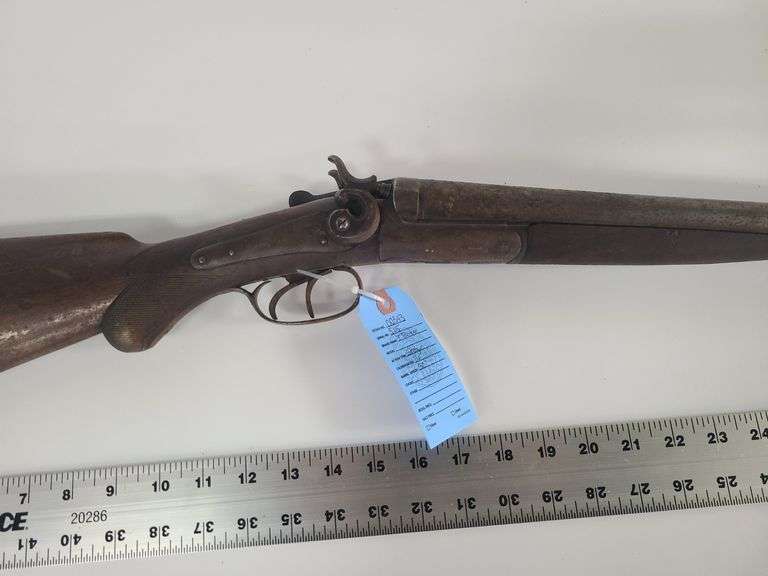 (Regulated) T. Barker 16 guage double barrel shotgun (1000) - Dixon's ...