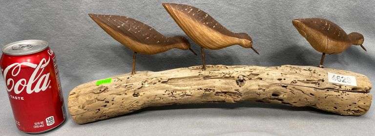 David Gladding Jr. shorebird decoys - Dixon's Auction at Crumpton