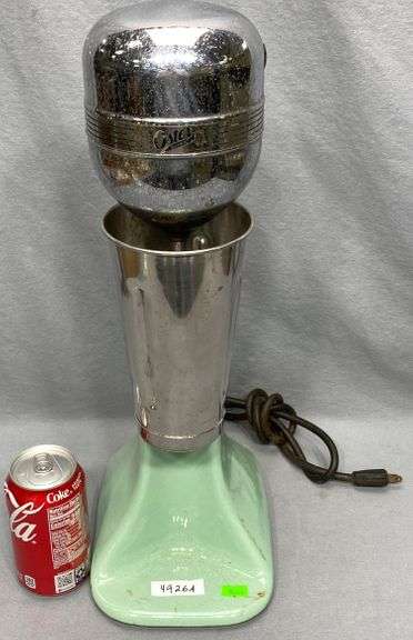 Vintage Oster enamel milkshake mixer - Dixon's Auction at Crumpton
