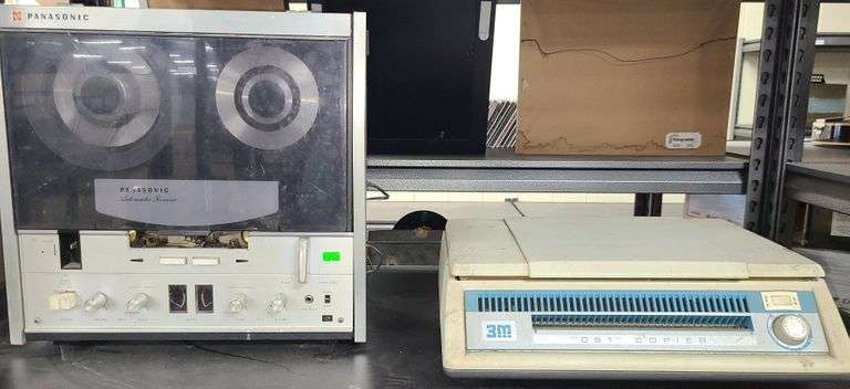 Panasonic RS-790S reel to reel & 3M "051" Copier - Dixon's Auction at Crumpton