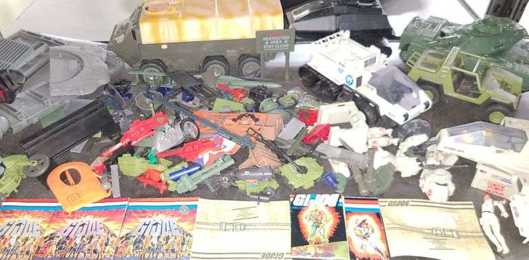 Lot of vintage 1980s GI Joe toy vehicles and accessories - Dixon's ...