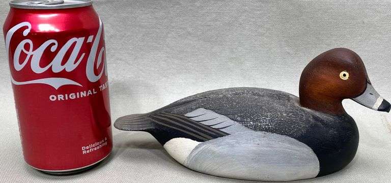 Barry Fuchs Millington MD miniature duck decoy - Dixon's Auction at ...