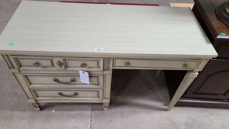 Dixie French Provincial-style desk - Dixon's Auction at Crumpton