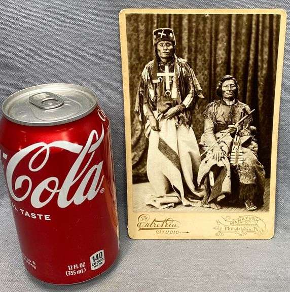 Cabinet photo of Little Wolf & Dull Knife Cheyenne Chief 1873 - Dixon's ...