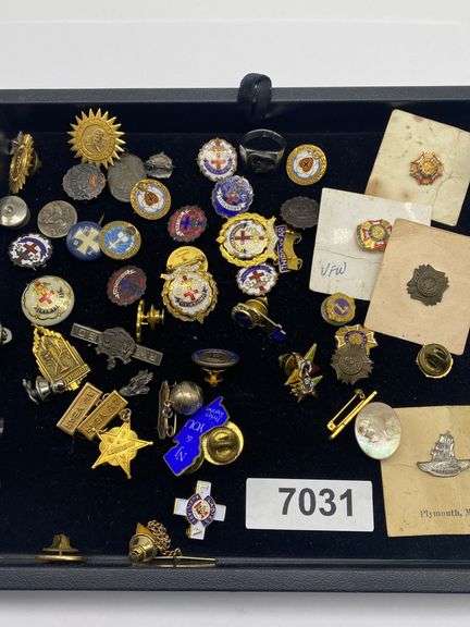 Mixed Metal Lot of Pins - Dixon's Auction at Crumpton