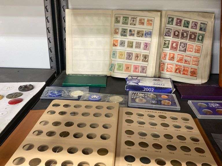 Collection of Postage Stamps & Coins - Dixon's Auction at Crumpton