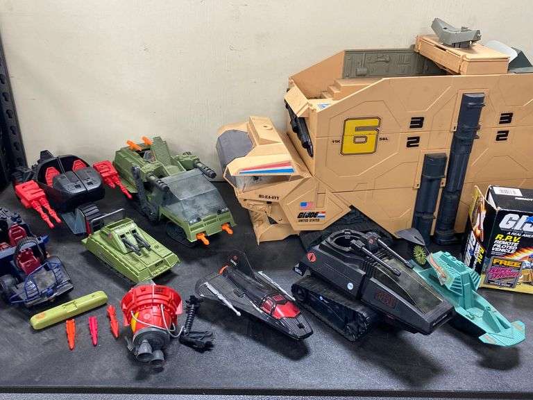 Lot of Vintage GI Joe Action Figure Vehicles - Dixon's Auction at Crumpton