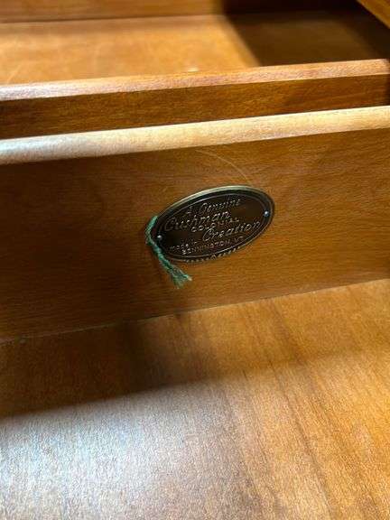 Cushman MCM maple double dresser - Dixon's Auction at Crumpton