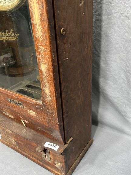 Antique Simplex Time Recorder Co. time clock - Dixon's Auction at Crumpton