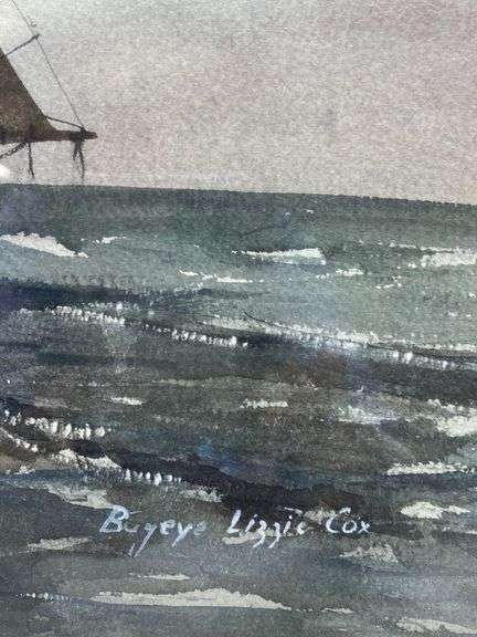 Stephen Bleinberger bugeye painting - Dixon's Auction at Crumpton