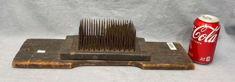 Antique flax hatchel - Dixon's Auction at Crumpton