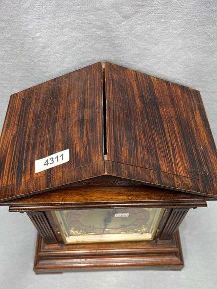 Antique Winterhalder & Hofmeier mantle clock - Dixon's Auction at Crumpton