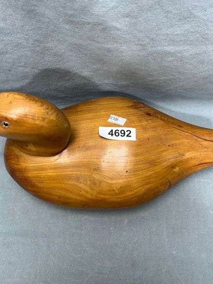 JC Crouch duck decoy - Dixon's Auction at Crumpton