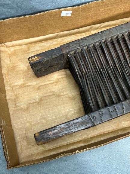 Antique flax hatchel - Dixon's Auction at Crumpton