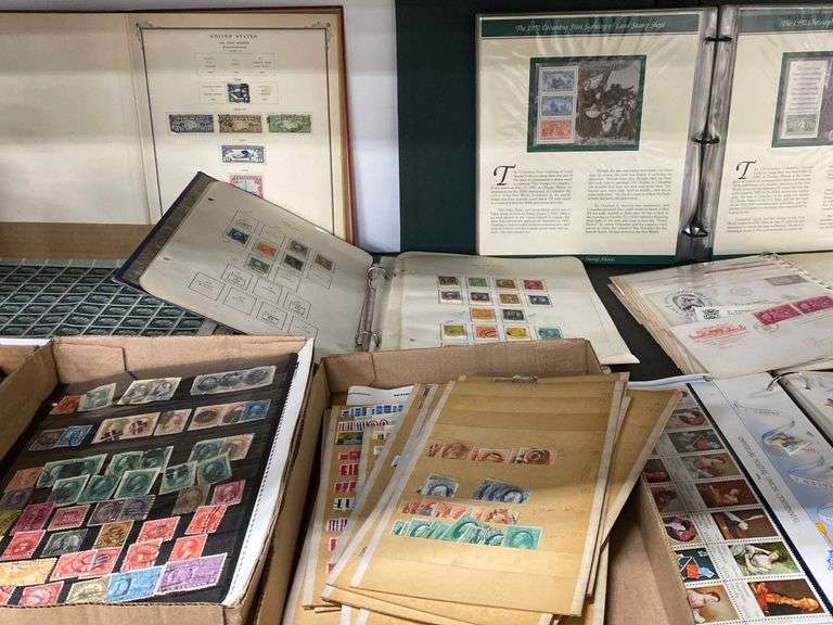 Collection of Postage Stamps - Dixon's Auction at Crumpton