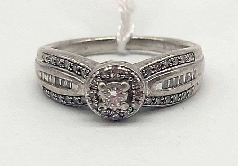Sterling Silver Diamond Ring - Dixon's Auction at Crumpton