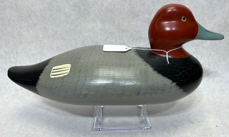 Stoney Point 1994 redhead duck decoy - Dixon's Auction at Crumpton
