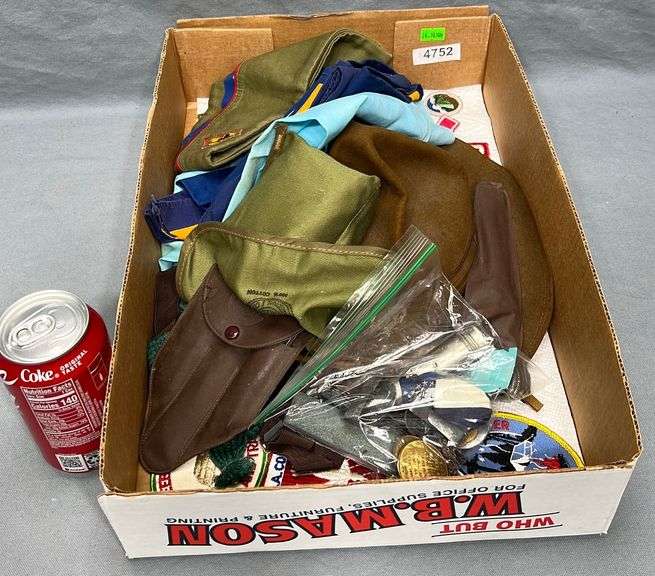 Lot of vintage Boy Scouts memorabilia - Dixon's Auction at Crumpton