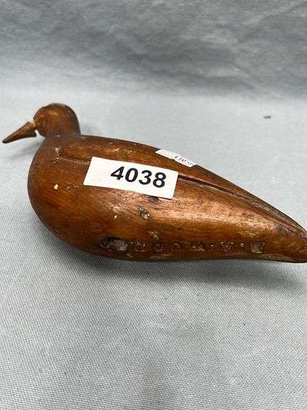 Long Island shorebird decoy, possibly Obadiah Verity - Dixon's Auction ...