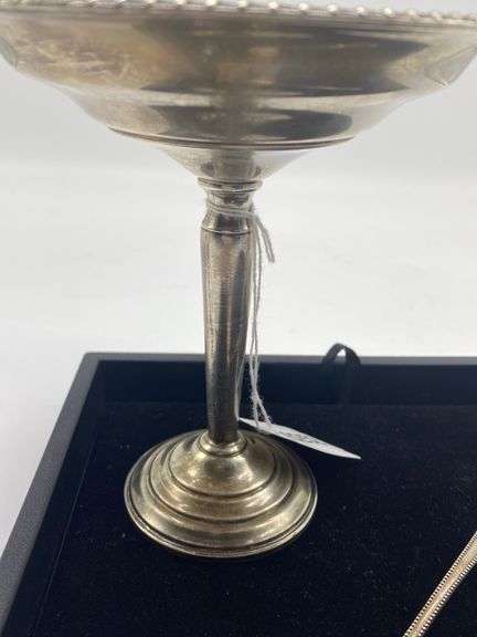 Sterling Silver Small Ladle & Weighted Sterling Silver Compote - Dixon ...