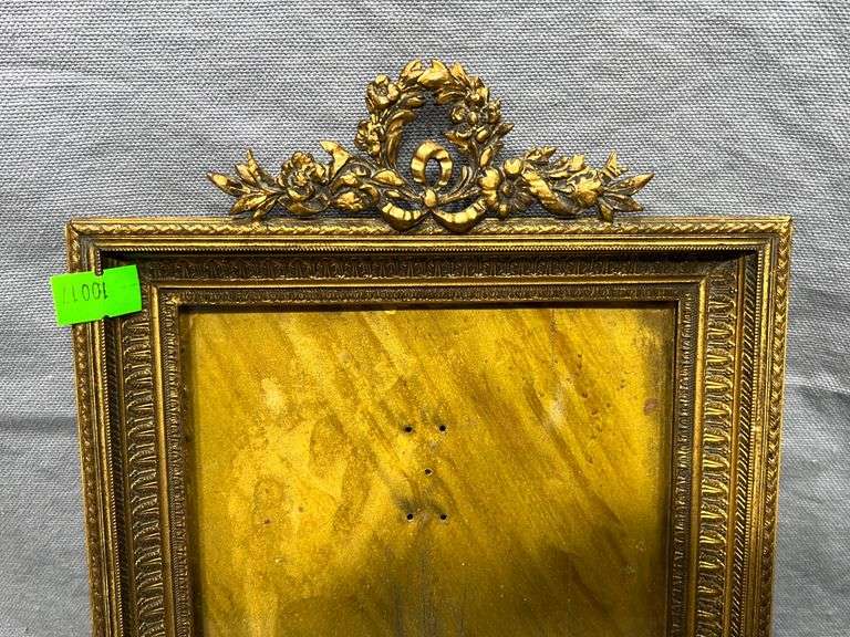 Antique bronze picture frame - Dixon's Auction at Crumpton