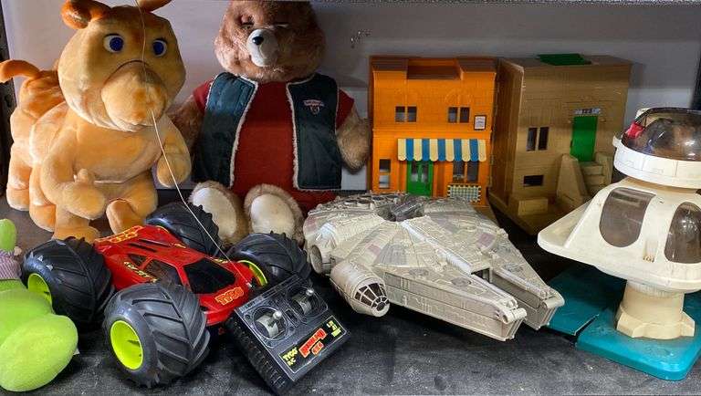 Lot Vintage Toys, Glow Worm, Star Wars, Teddy Ruxpin etc - Dixon's ...