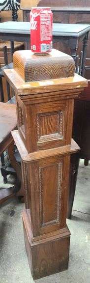 Victorian newel post - Dixon's Auction at Crumpton