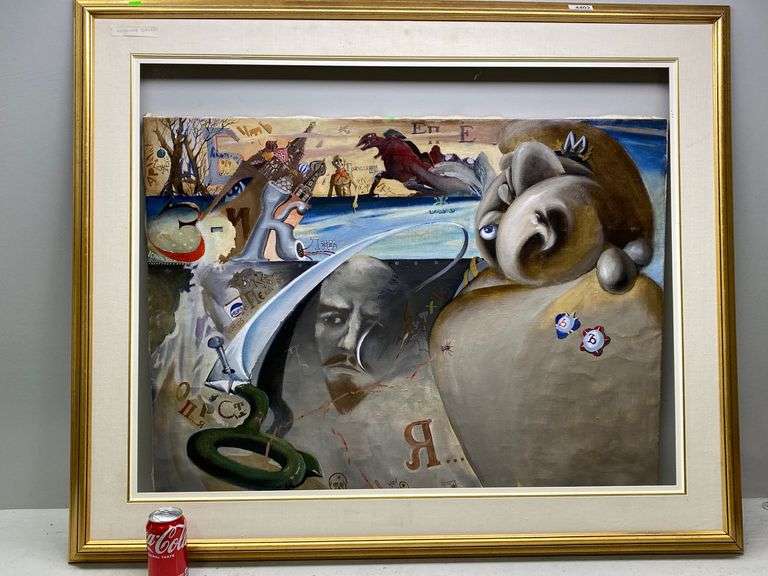 Alexander Ivanov Russian painting - Dixon's Auction at Crumpton