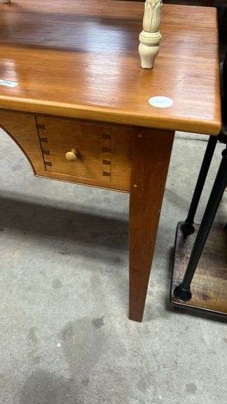 Artisan-crafted cherry desk - Dixon's Auction at Crumpton