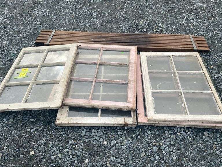 architectural salvaged windows lot - Dixon's Auction at Crumpton