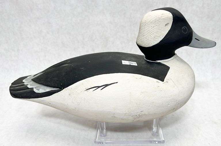 David Rhodes Absecon NJ bufflehead duck decoy - Dixon's Auction at Crumpton