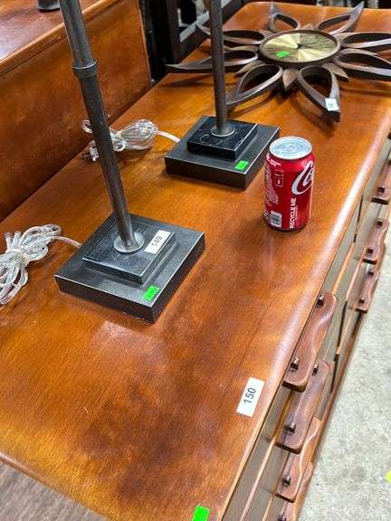 Cushman MCM maple double dresser - Dixon's Auction at Crumpton