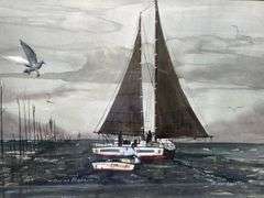 Stephen Bleinberger bugeye painting - Dixon's Auction at Crumpton