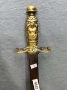 Brass handled short sword - Dixon's Auction at Crumpton