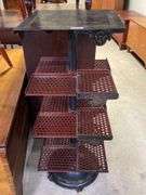 Antique cast iron revolving bookcase with 1870s patent date - Dixon's ...