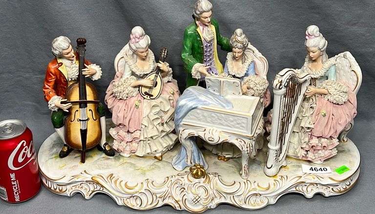 Vintage Dresden porcelain group - Dixon's Auction at Crumpton