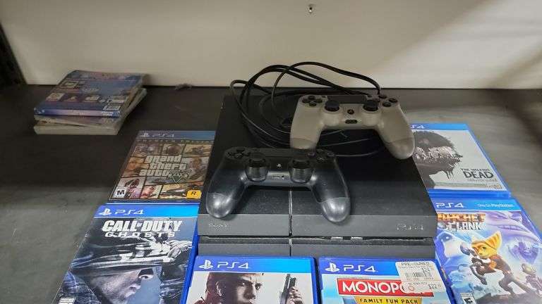 Lot PS4 Game Console + Games etc - Dixon's Auction at Crumpton