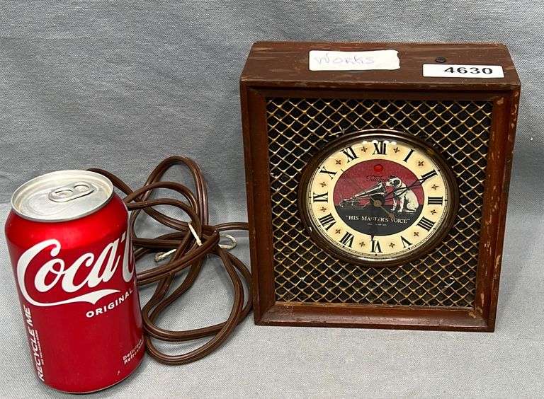 Telechron RCA advertising clock - Dixon's Auction at Crumpton