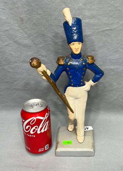 Antique cast iron band conductor doorstop - Dixon's Auction at Crumpton