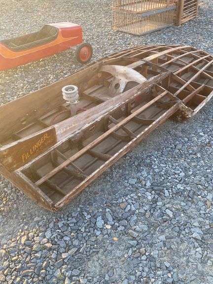 vintage fillinger hydroplane boat body - Dixon's Auction at Crumpton